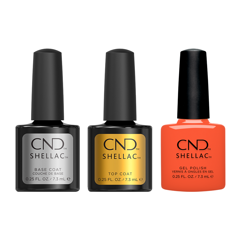 CND - Shellac Combo - Base, Top & Ig-Night-Ed – Sleek Nail