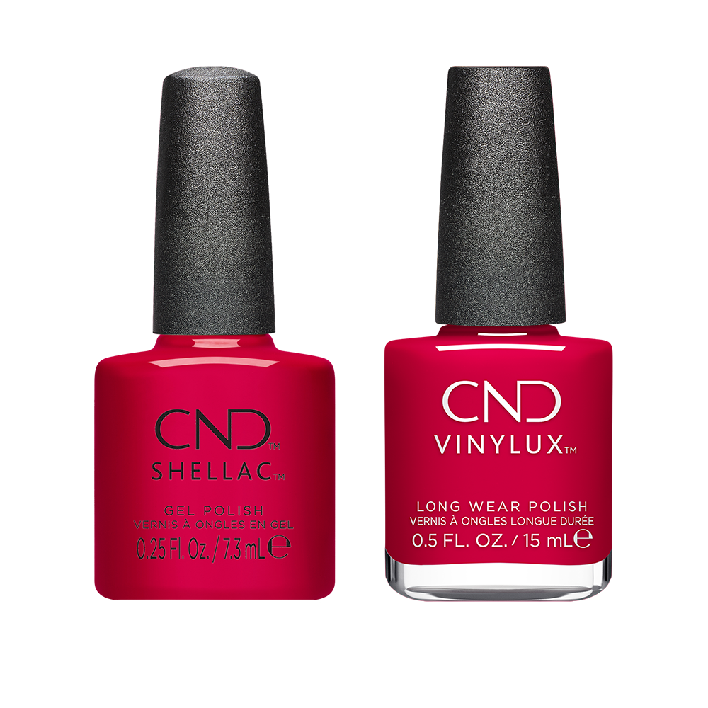 CND - Shellac & Vinylux Combo - Scarlet Letter – Sleek Nail