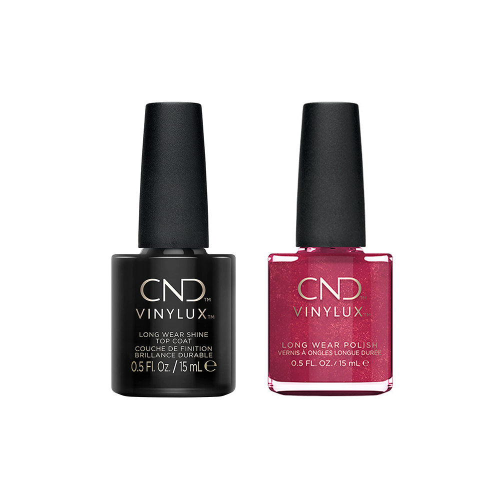 CND - Vinylux Topcoat & Red Baroness 0.5 oz - #139 – Sleek Nail