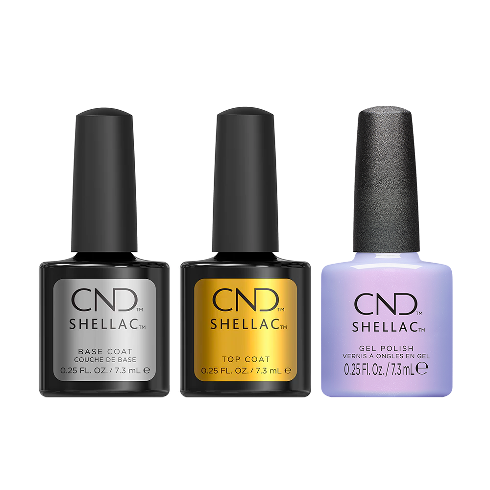 CND - Shellac Combo - Base, Top & Chic-A-Delic – Sleek Nail