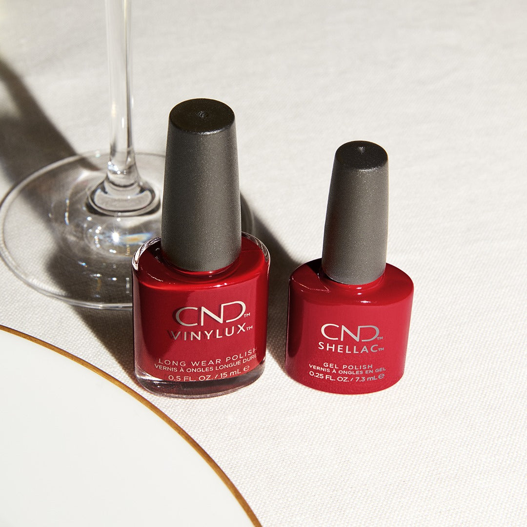CND - Shellac & Vinylux Combo - Devil Red – Sleek Nail