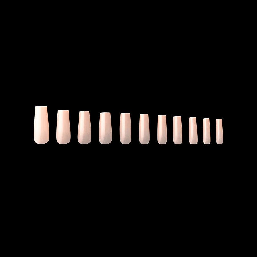 Apres - neutrals gel-x tips - maisie sculpted square long (150 pcs ...